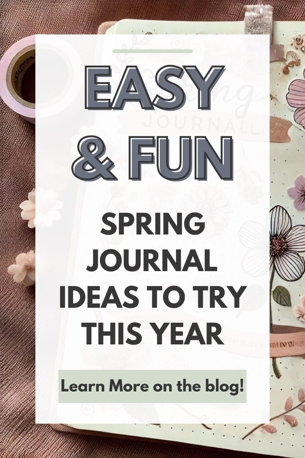 10 Spring Journal Ideas You Need To Try | The Happy Journals